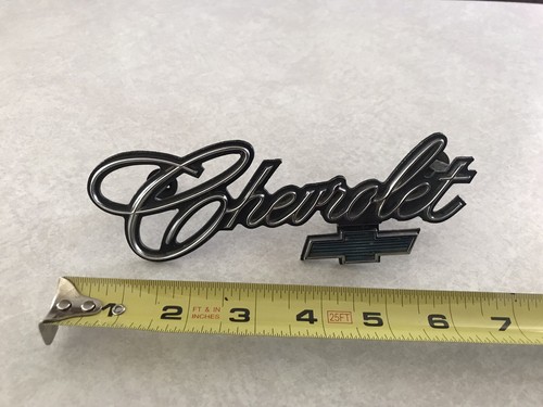 Vintage Chevrolet Script Emblem/Badge #3979927 | eBay