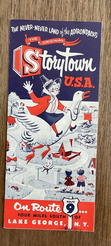 Vintage Storytown USA Brochure & Guide Lake George New York, 50s-60s ...