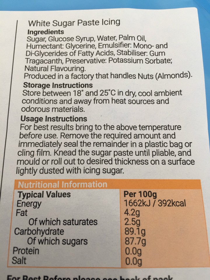 Bako Sugarpaste Fondant Icing Ready To Roll Cake Decorating Wholesale ...