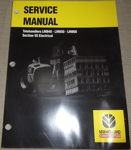New Holland LM840 LM850 LM860 Chariots Télescopiques Électrique Service ...