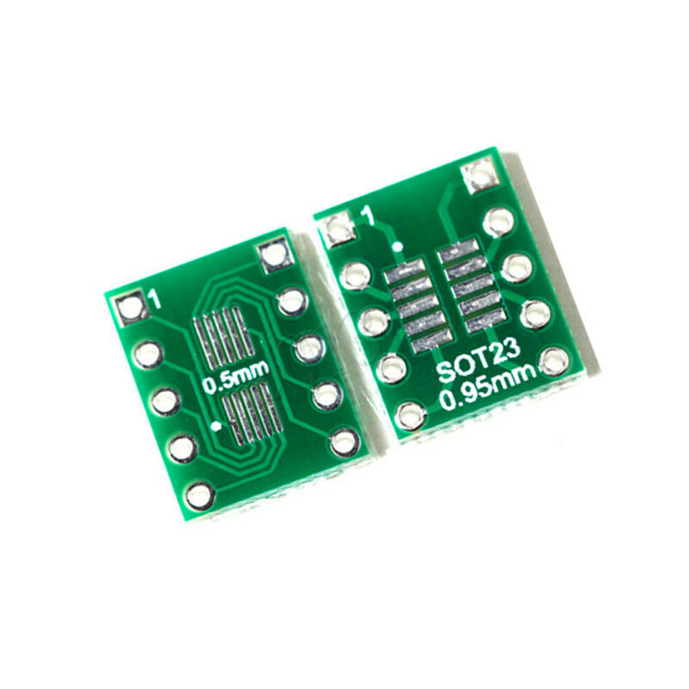 50X Double Sided SMD SOT23-3 Pin Board to DIP SIP3 Adaptor Breadboard ...