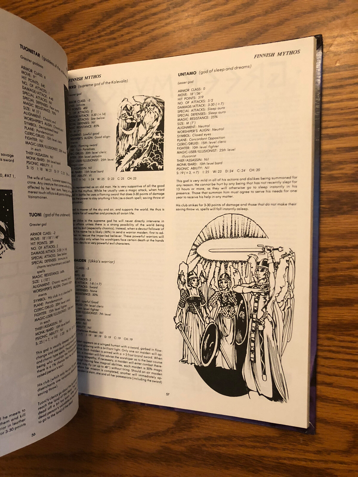 DEITIES & DEMIGODS 4th print 1st Edition Dungeons & Dragons 1980 Near ...