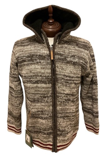 *NWT* KYBER OUTERWEAR XL Nepal Hood Zip Wool Suede Pocket Knit Jacket 👀 ...
