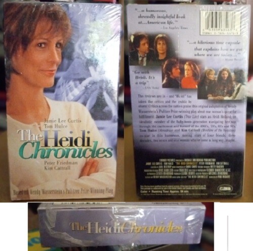 VHS The Heidi Chronicles - Jamie Lee Curtis Tom Hulce Kim Cattrall ...