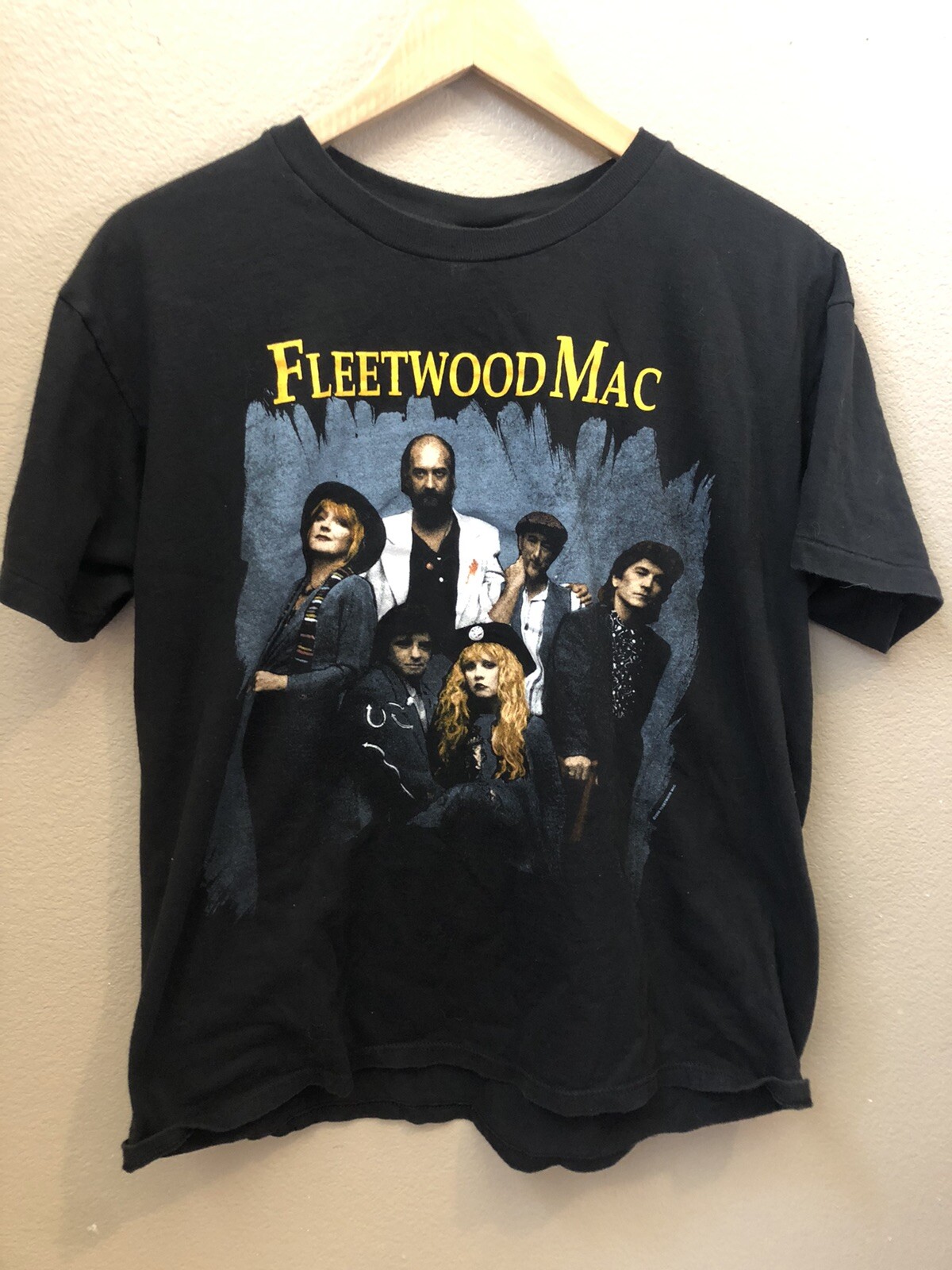 Rare vintage 1990 Fleetwood Mac Behind The Mask Shirt… - Gem