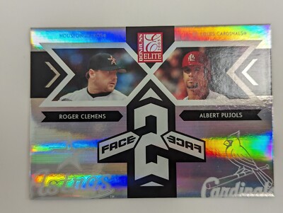 2005 Donruss Elite Face 2 Face #'d 1223/1500 Albert Pujols Roger ...