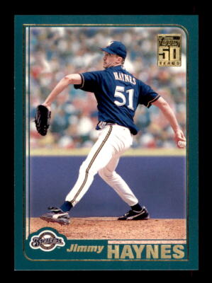 2001 Baseball Topps Jimmy Haynes Milwaukee Brewers #467 | eBay