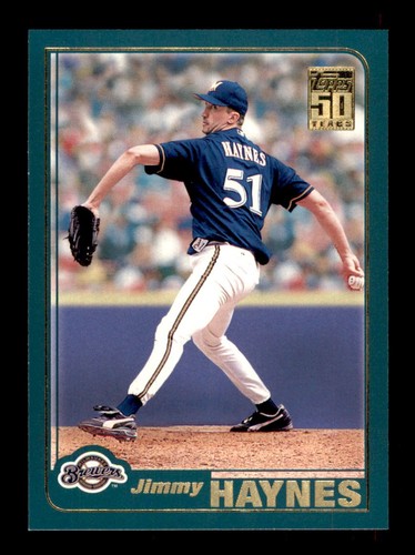 2001 Baseball Topps Jimmy Haynes Milwaukee Brewers #467 | eBay