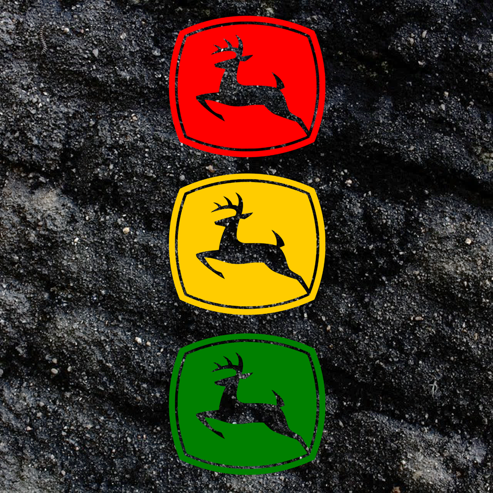 JOHN DEERE Logo AgriSpec Vinyl Sticker Decal | eBay UK