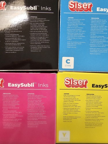 Siser Easy Subli Ink SG400/800 Set CMYK NEW | eBay
