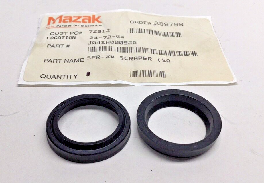 Mazak J04SH000920 Scraper Seal (Pack of 2) SFR-25 / SFR25 for sale ...