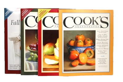 Cooks Illustrated Magazines, Fall 2007-2008 Gourmet Food, Recipes and ...