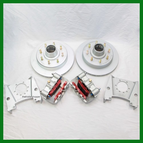 Kodiak 7K 13" Rotor with Hub 8 Lug Dacromet Coated for 1 Trailer Disc ...