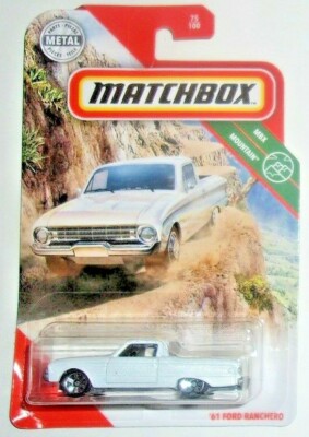 Matchbox '61 Ford Ranchero #075 MBX '20 Mountain White VHTF! | eBay