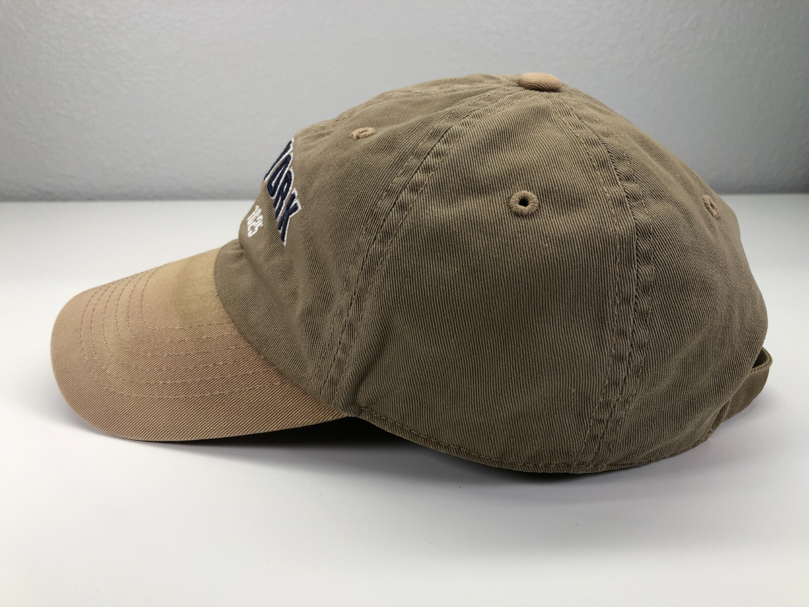 New York Beige Tan Baseball Cap Adjustable Strapback Dangelley 100% ...