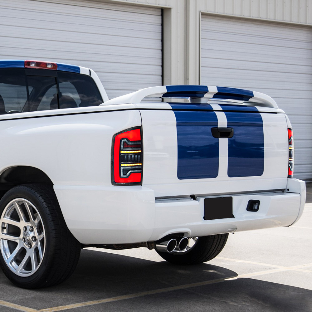 Smoked LED Tail Light For 2002-2008 Dodge Ram 1500 2500 3500 Startup ...