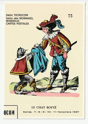 EPINAL - Vosges - CPA 88 - Salon TECNOCOM Carte Postale 1987 - Le Chat ...