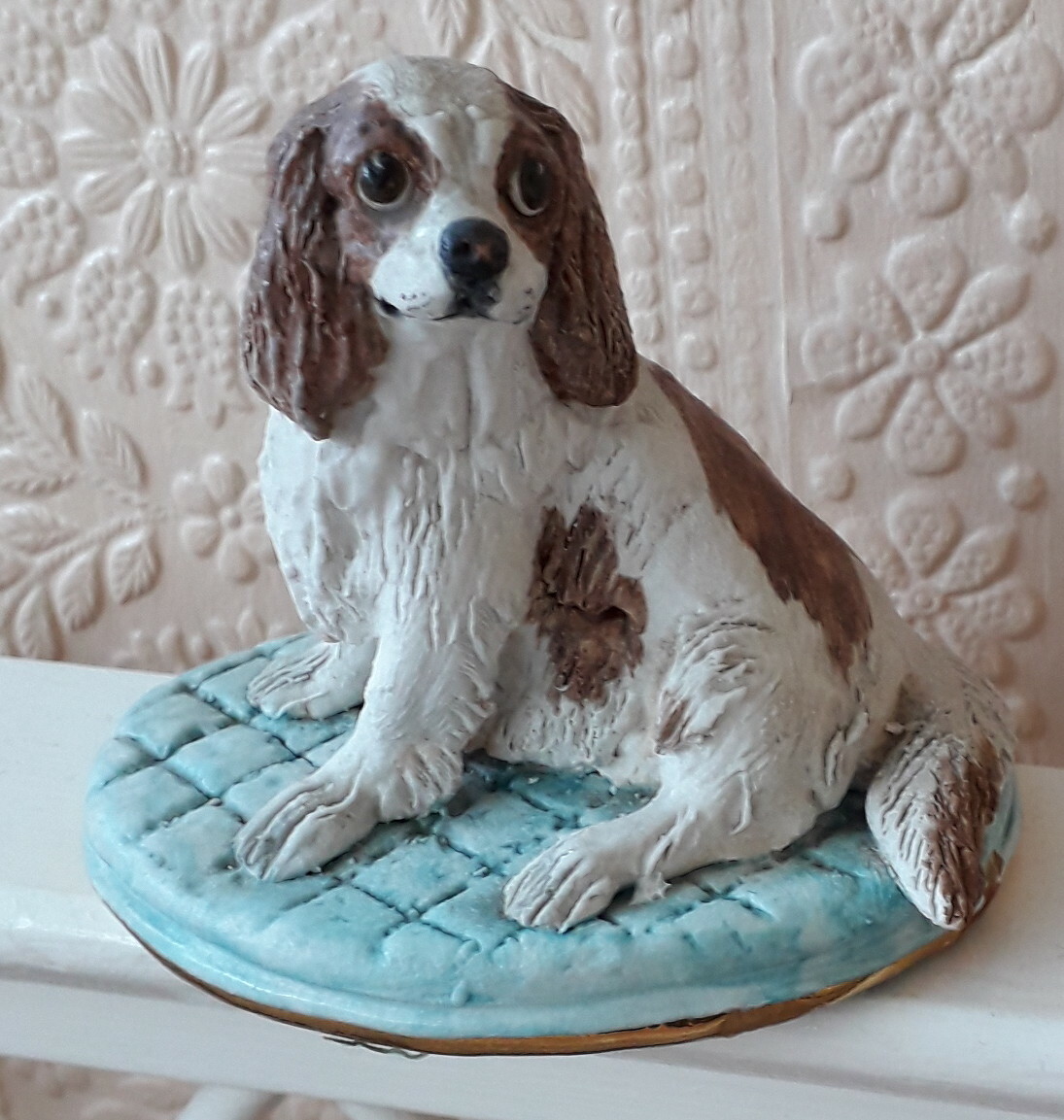BASIL MATTHEWS POTTERY CAVALIER KING CHARLES SPANIEL DOG MODEL | eBay