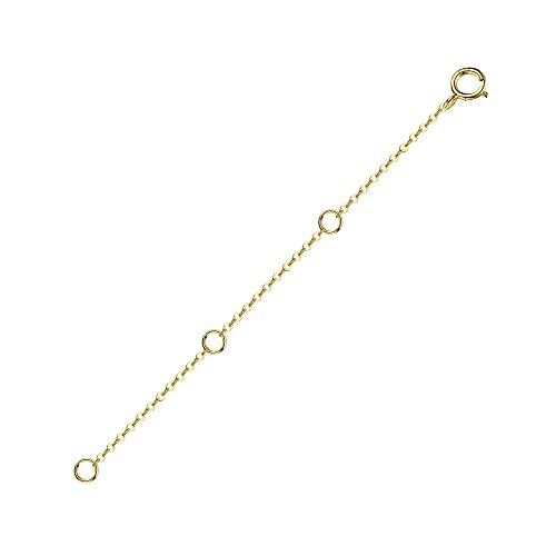 14K Solid Gold Necklace Extender Real 14K Bracelet 14K Yellow Gold-3 ...