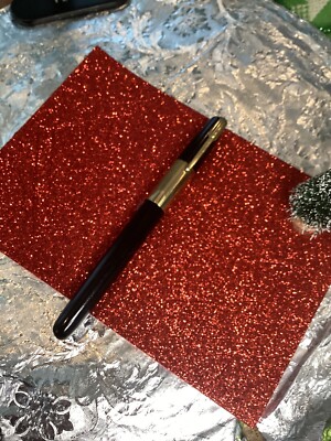 Serviced WATERMAN TAPERITE CITATION Fountain Pen•Box Lever•Onyx•14K ...