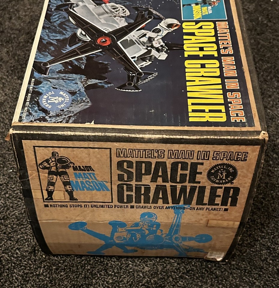 Vintage 1966 Mattel Man In Space Major Matt Mason Space Crawler Working ...