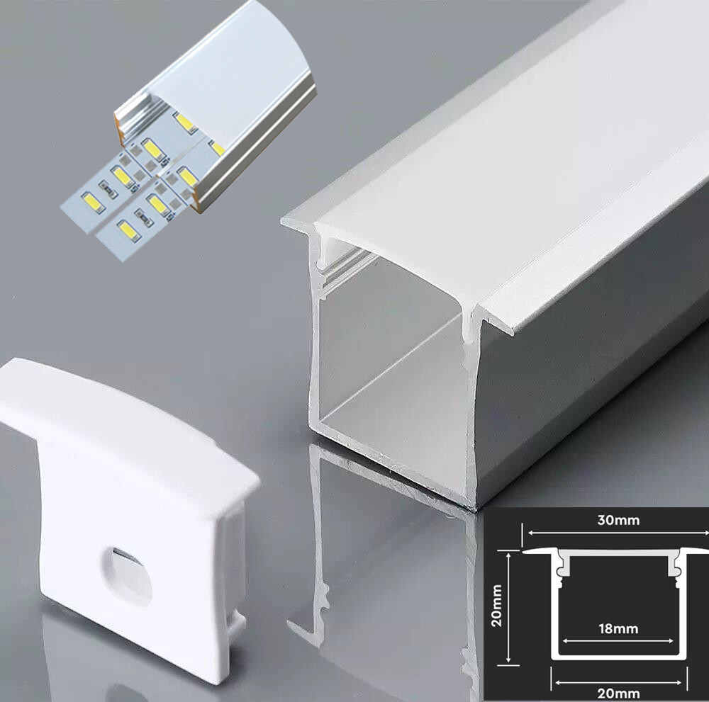 Perfil de aluminio LED perfiles de aluminio carril cubierta barra para ...