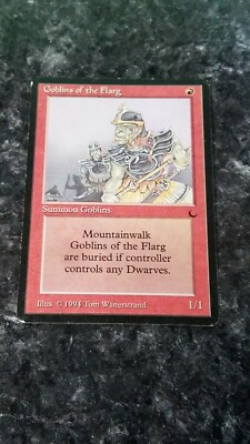 Goblins of the Flarg - Magic the Gathering MTG The Dark | eBay