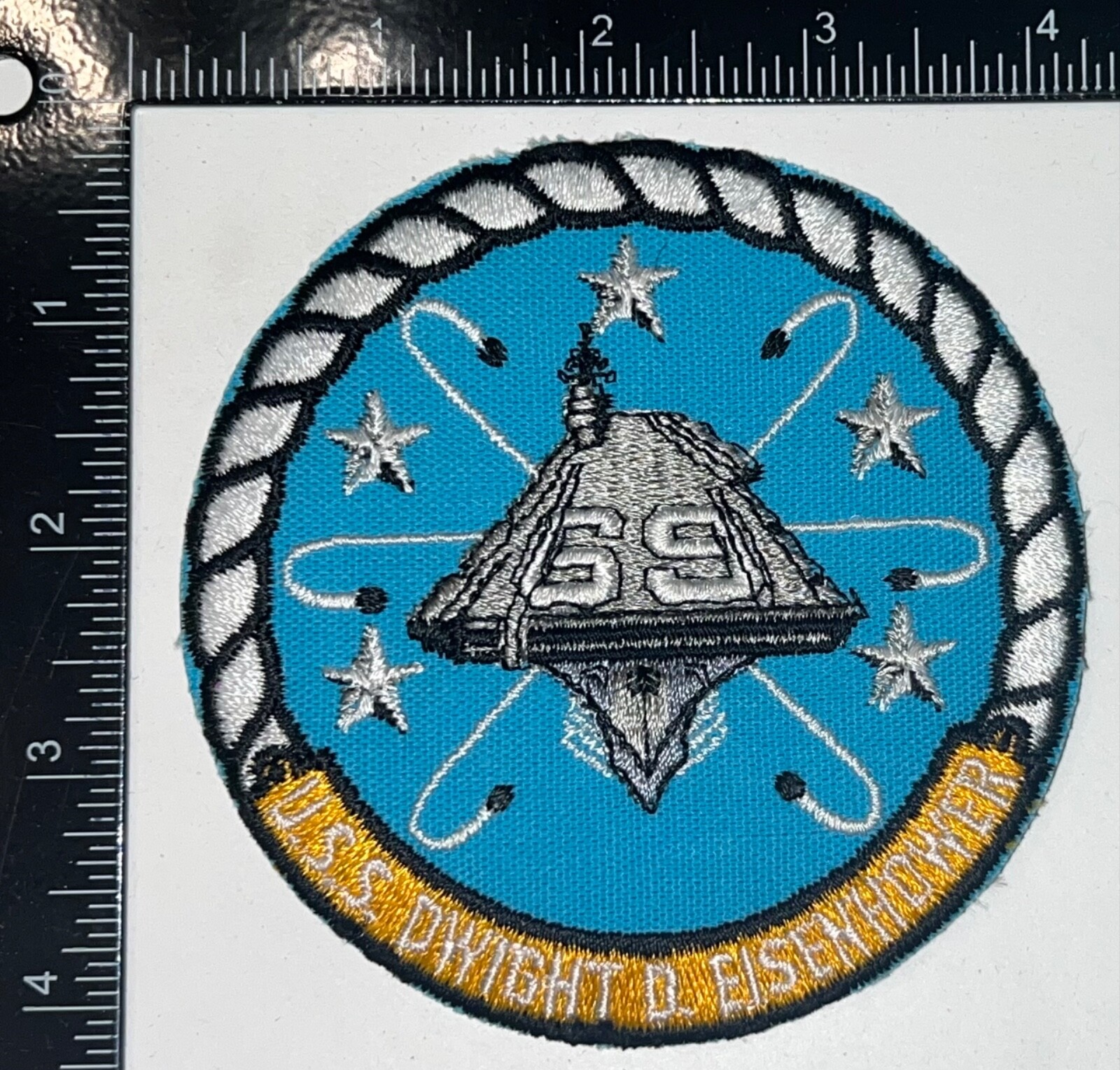 Cold War USN US Navy USS Dwight Eisenhower CVN-69 Patch | eBay