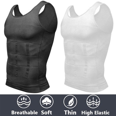 Männer Abnehmen Body Shaper Kompression Weste Mieder Unterwäsche ...