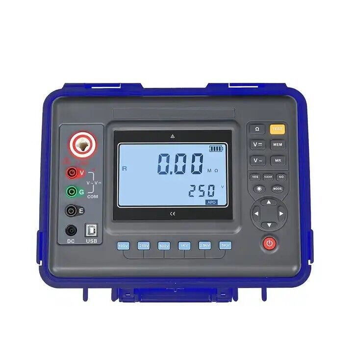High Voltage Insulation Resistance Tester 5KV One-touch Voltage ...