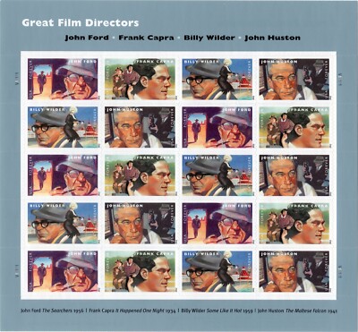 Scott #4671a Great Film Directors Sheet of 20 Stamps - MNH | eBay