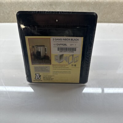 Arlington 2 Gang Indoor Inbox Recessed Electrical Box, DVFR2BL | eBay