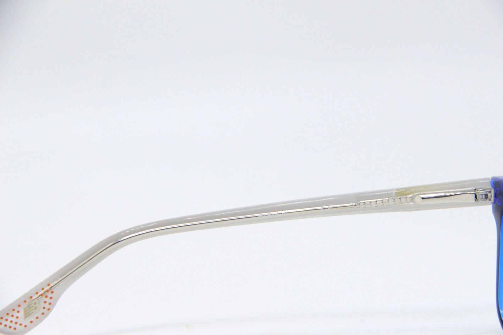 NEW NEW BALANCE NB 5004-3 BLACK BLUE CLEAR WHITE AUTHENTIC EYEGLASSES 50-18 | eBay