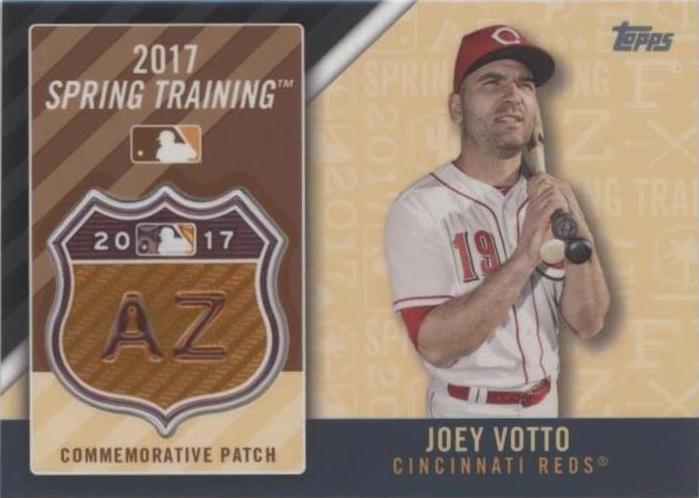 2017 Topps - Mlb Spring Training Logo Patch Joey Votto #MLBST-JV for ...