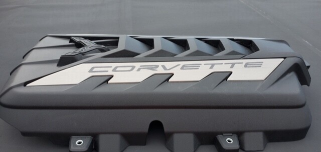 Corvette C8 engine cover decal insert inlays stickers | eBay