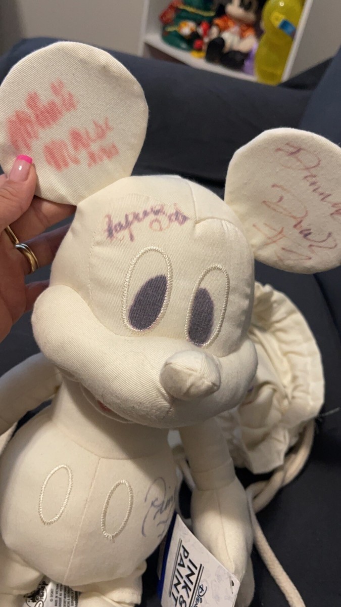 Mickey Mouse Autograph Stuffed Animal