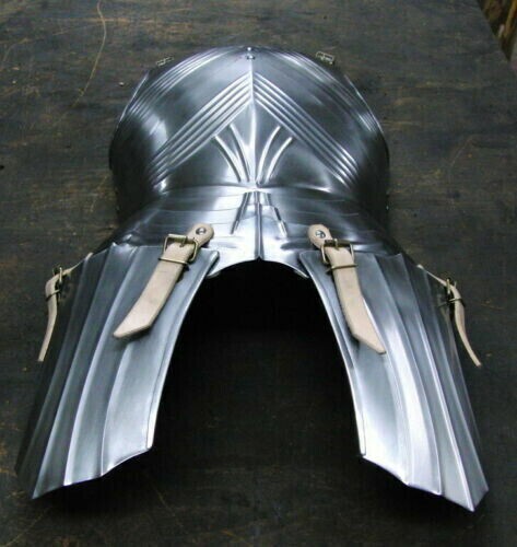 Armor Breastplate Cuirass Knight Armor New 16GA Steel Medieval Upper ...