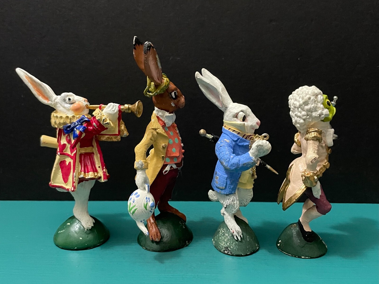 Hamilton Disney Collection Pewter 11 Alice in Wonderland Diorama Mini ...