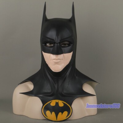 New The Flash Batman Latex Mask Cosplay Face Mask Halloween Costume ...