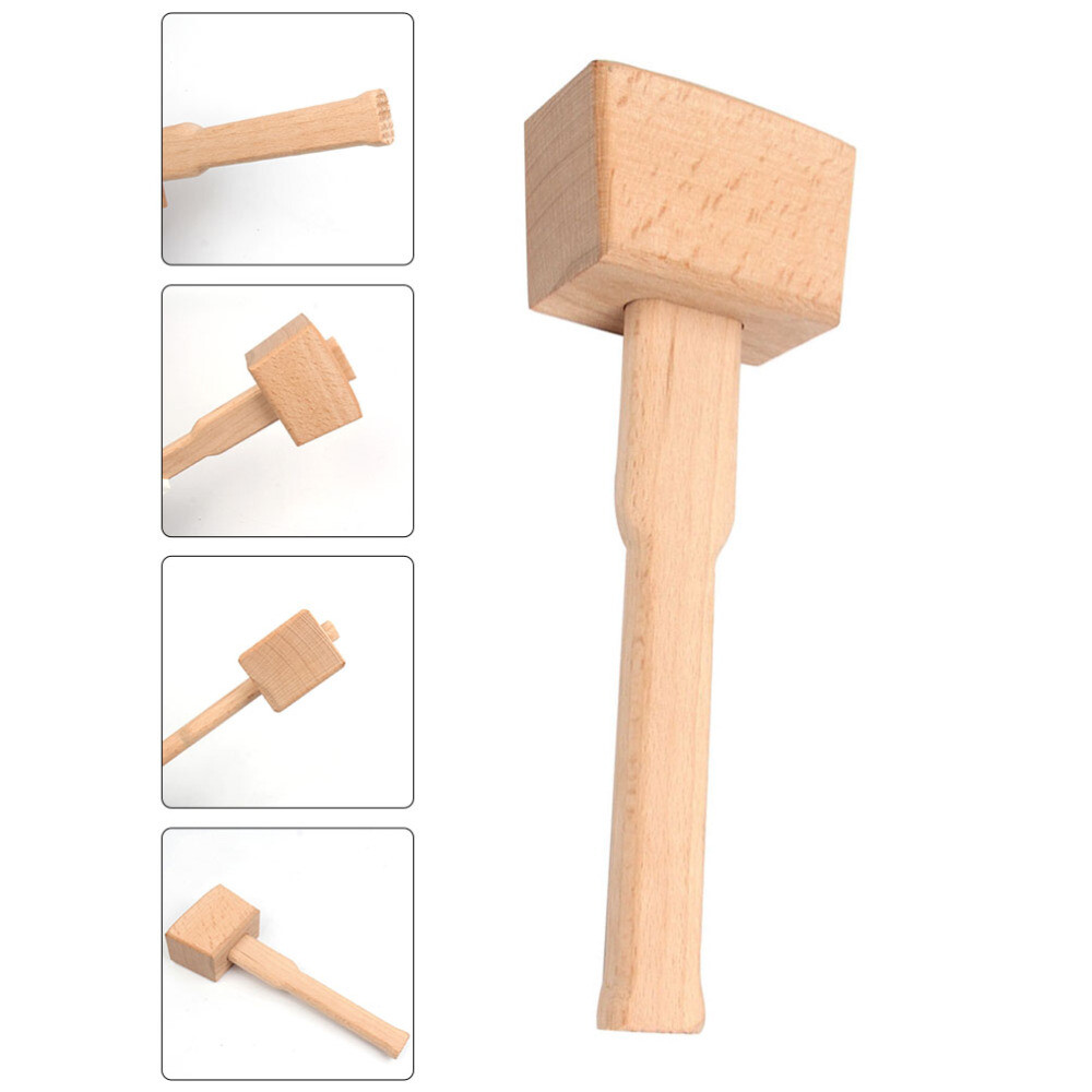 Punching Hammer Wooden Mallet Small for Woodworking Kids Tools | eBay