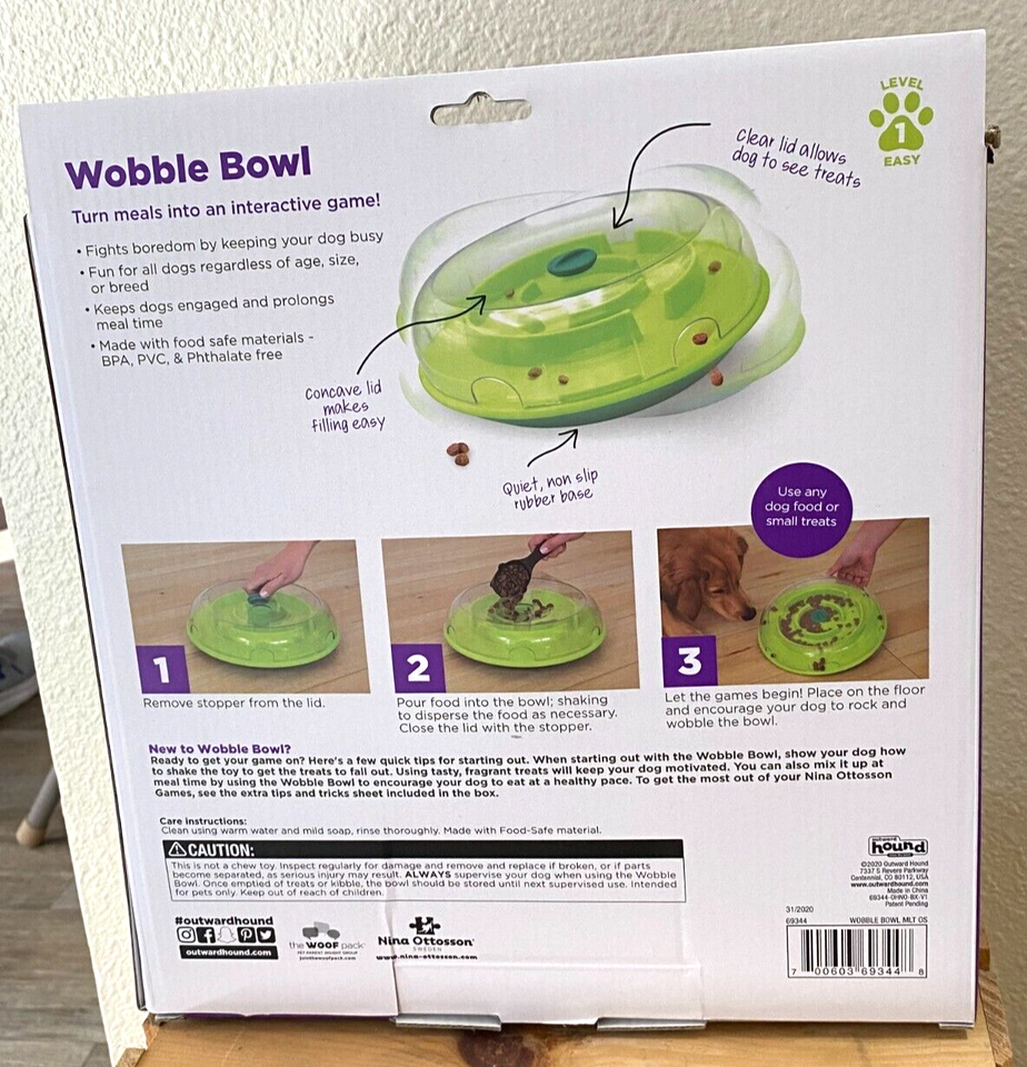 Outward Hound Wobble Bowl Interactive Dog Toy | eBay