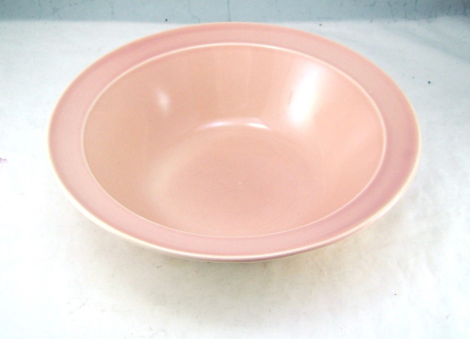 Taylor Smith & Taylor Luray Lu-Ray Pastels Pink Round Vegetable Bowl ...