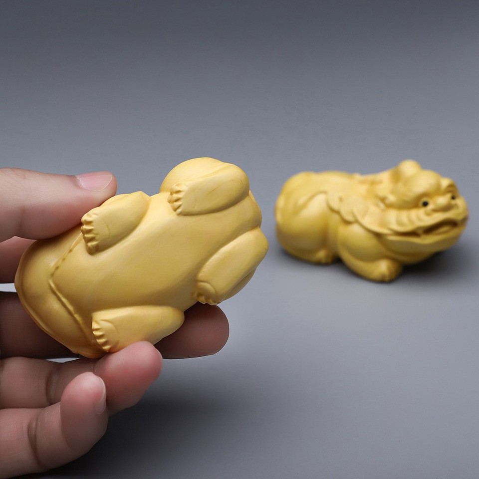 Bronze Coin Pixiu Decoration Handcarved Tea Pet Desktop Decoration ...