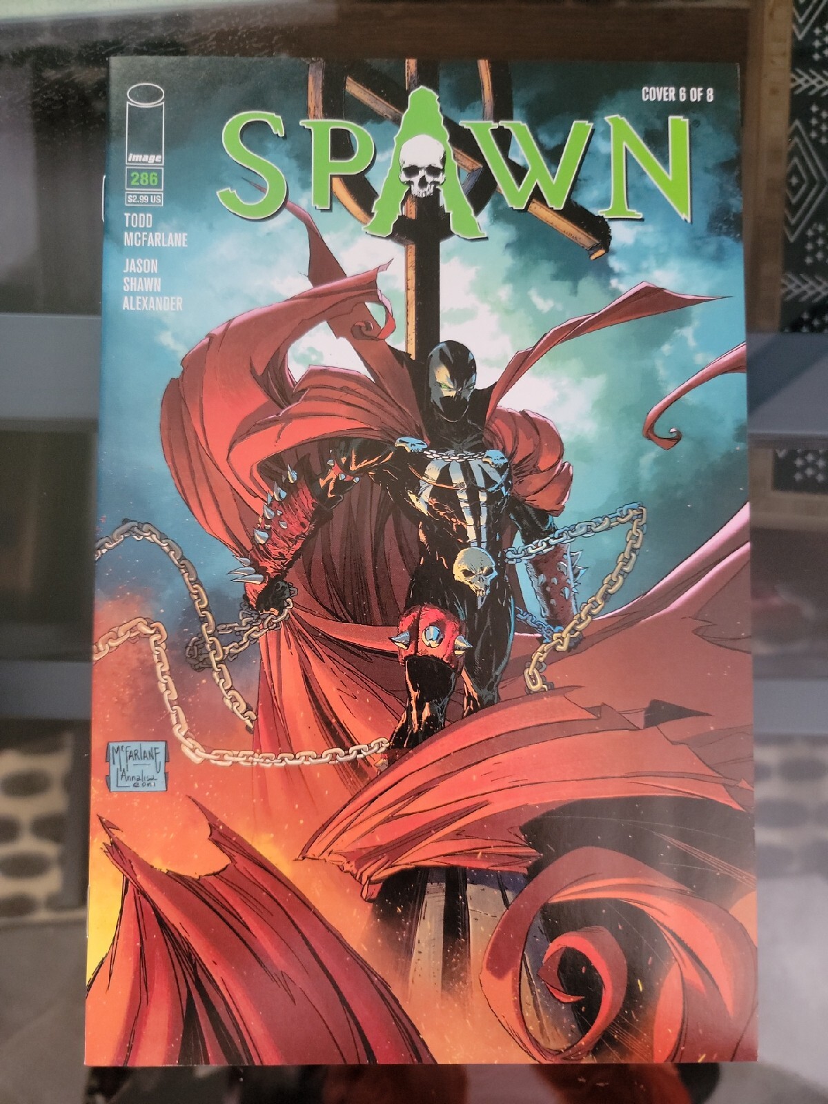 Spawn #286 CVR F (6 OF 8) / NM / TODD MCFARLANE / JASON SHAWN ALEXANDER ...