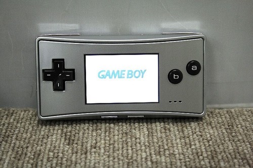 Nintendo Game Boy Micro Silver Portable Console Handheld System w/Box ...