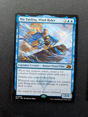 MU YANLING, WIND RIDER #52 MTG Aetherdrift | eBay