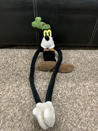 Disney Parks Goofy Green Hat Long Legs Arms Stuffed Dog Plush | eBay