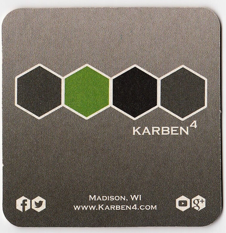 Karben4 Beer Coaster Madison WI | eBay