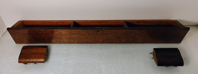 Singer Treadle Sewing Machine Wood Center Tip Out Drawer with Hinges | eBay