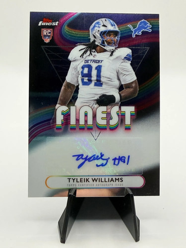 2025 Topps Finest Tyleik Williams #RFA-TW RC | eBay